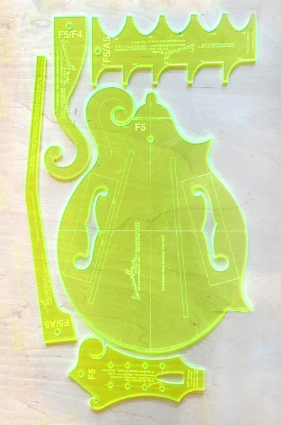 Laser-cut acrylic templates – Siminoff Books